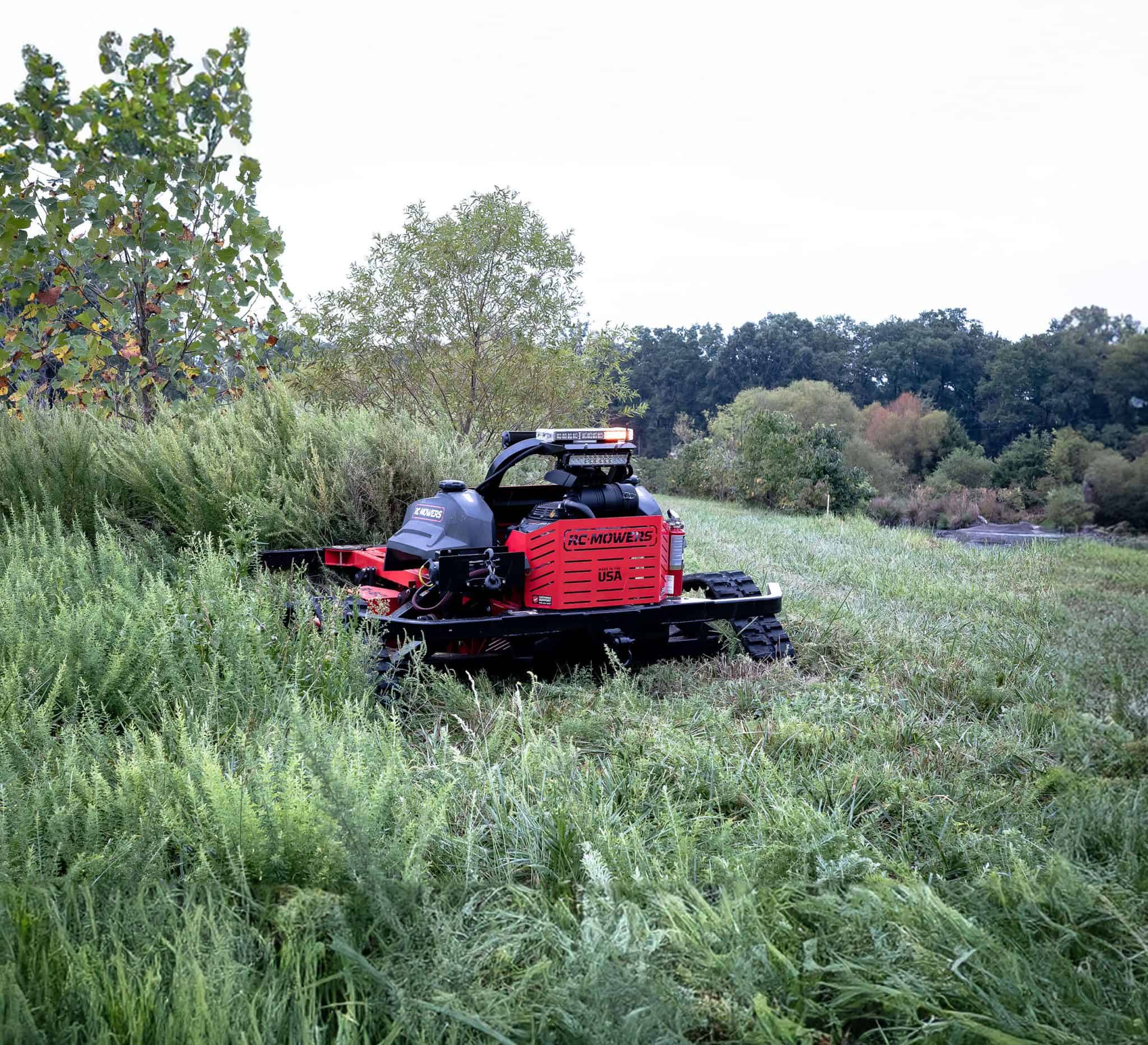 Remote-Controlled Brush Mowers | Tracked Brush Cutters | RC Mowers